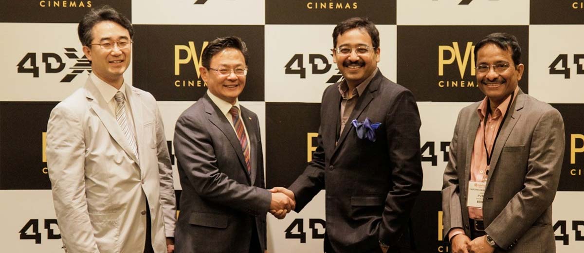 CinemaCon: PVR Cinemas Brings 4D to India With South Korea's CJ 4DPLEX - Hollywood Bollywood Digest