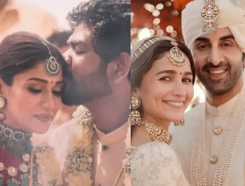 Year-ender 2022: Ranbir Kapoor-Alia Bhatt, Nayanthara-Vignesh Shivan ...